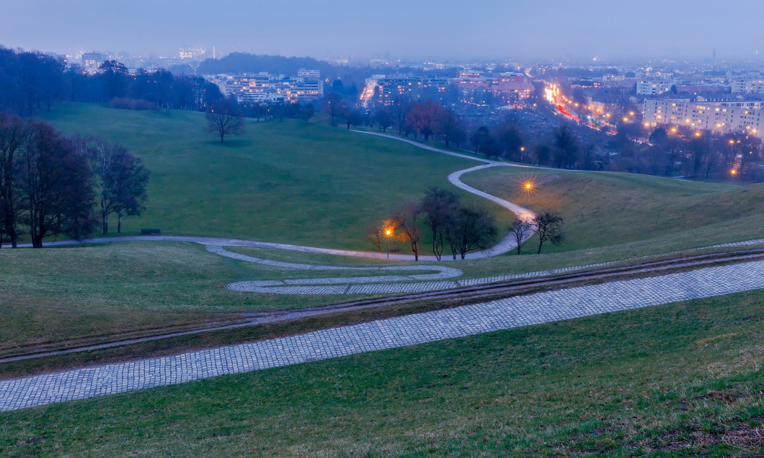 PArk in the evening